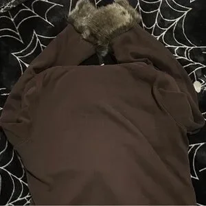 Bluenotes | Jackets & Coats | Brown Faux Fur Trim Jacket | Poshmark